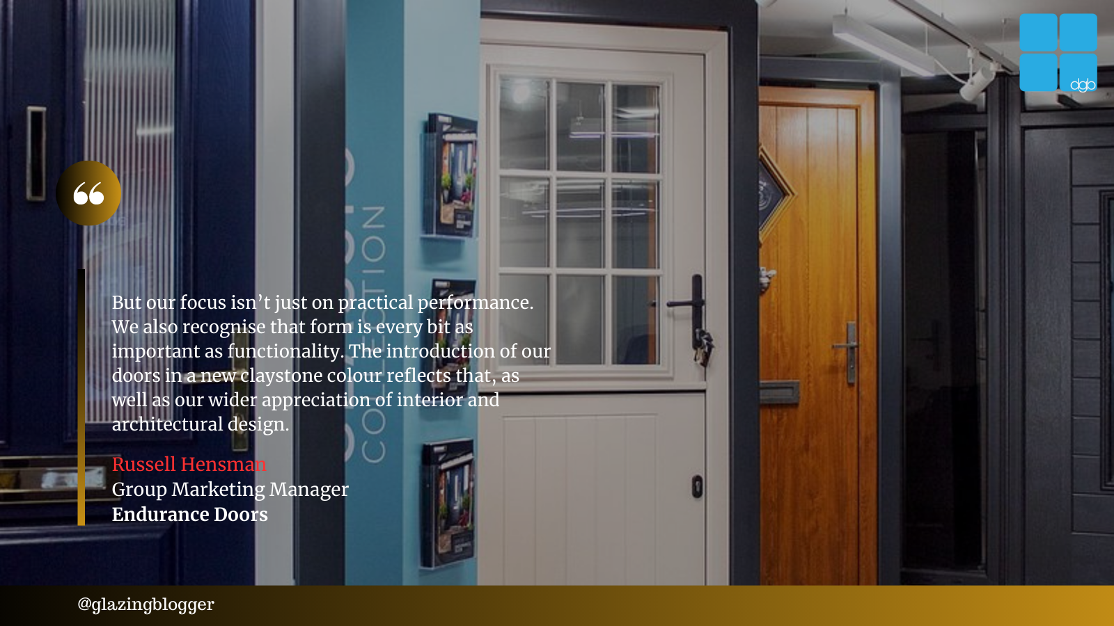 Endurance® Doors Embraces Current Colour Trend